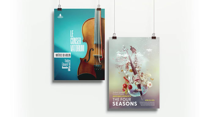 Create a modern concert, event, exibition, party poster by Salezio84 ...