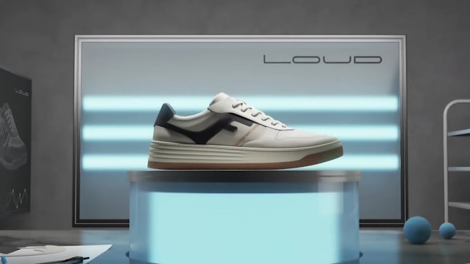 Create a 3d shoe animation, 3d shoe design, 3d sneakers design by ...