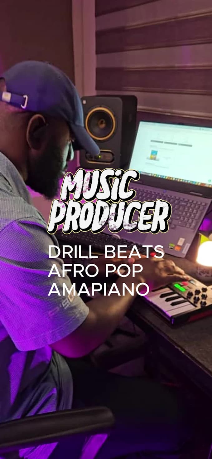 Produce, mix and master your afro, drill, amapiano song by Monlee_mane | Fiverr