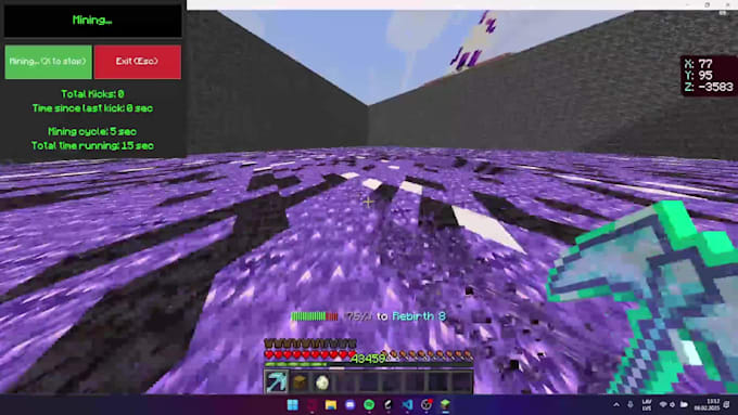 Develop custom minecraft input automation scripts for repetitive tasks ...