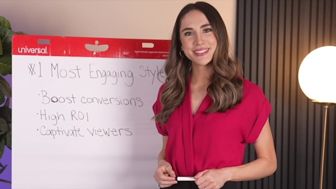Create a whiteboard style video with an actor by Alliemadison12 | Fiverr