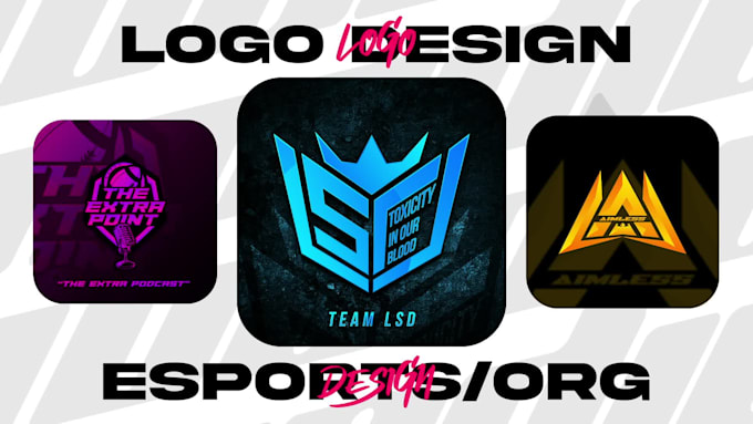 Make best gaming initial concept logo of team discord twitch by ...