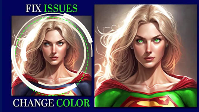 Enhance, fix flaws or errors in ai generated artwork for you by ...