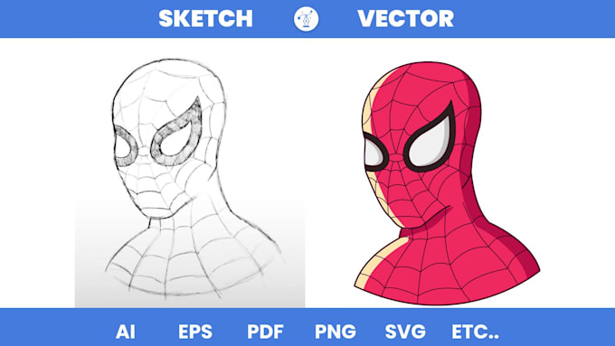 Convert your hand drawing, sketch to vectorizing art illustration by ...