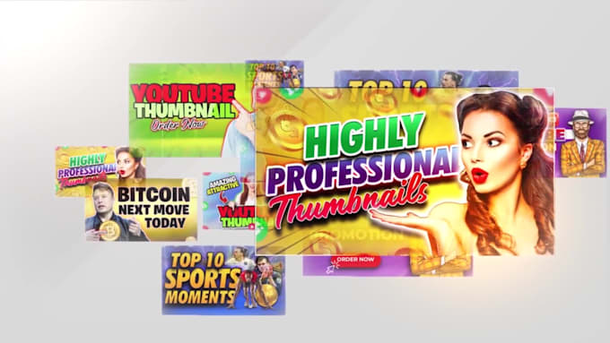 Create highly amazing and professional thumbnails for you by ...