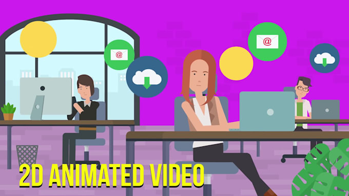 Create 2d animated marketing video ad or explainer sales and cartoon story video by Wahab ...