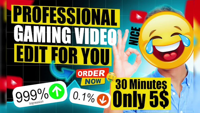 Edit funny gaming videos for youtube by Akindu_nirmal | Fiverr