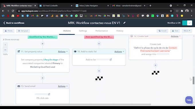 Create hubspot workflows, sequences, chatbots, or emails by Samaher_brahem | Fiverr