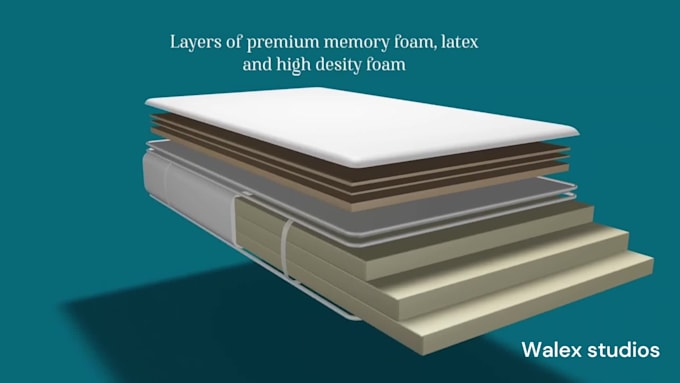 Do 3d mattress animation 3d model 3d bed animation 3d sofa 3d animation ...