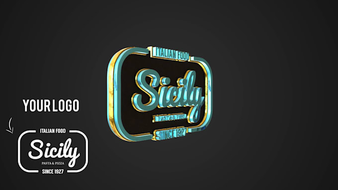 Create a 3d metallic 360 spin loop 3d spinning logo by Graphicsmentors ...