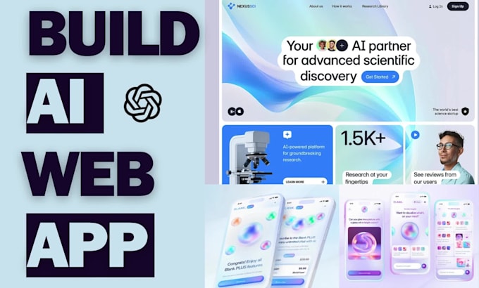 Build ai website or ai chatbot and ai saas content generator tools using gpt4o by Shariararif ...