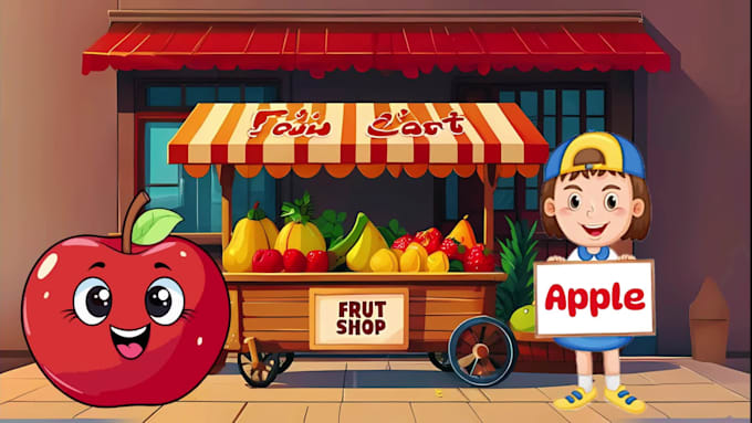 Create kids learning and nursery rhyme educational videos by Asia_45 ...