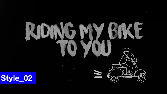 Create a handwritten kinetic typography lyric music video by Anikmhamud ...