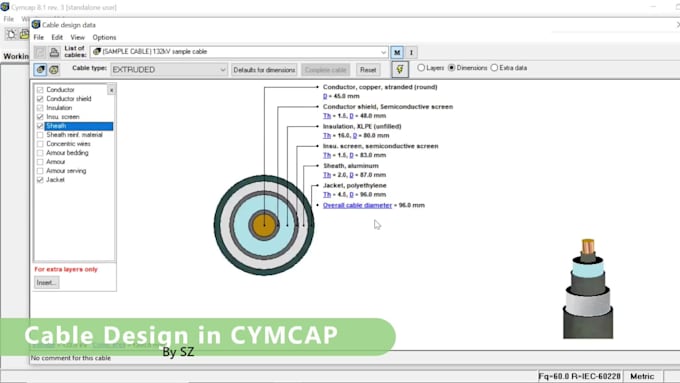 Optimize your cable designs with cymcap software simulations by Shams44 | Fiverr