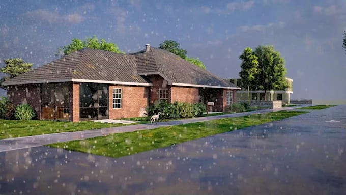 Create realistic 3d architectural walkthrough animation and renders in lumion by Ash12348 | Fiverr