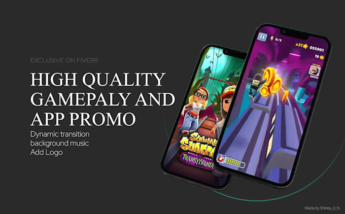 Create mobile app or game promo video by Shirley_d_fx | Fiverr
