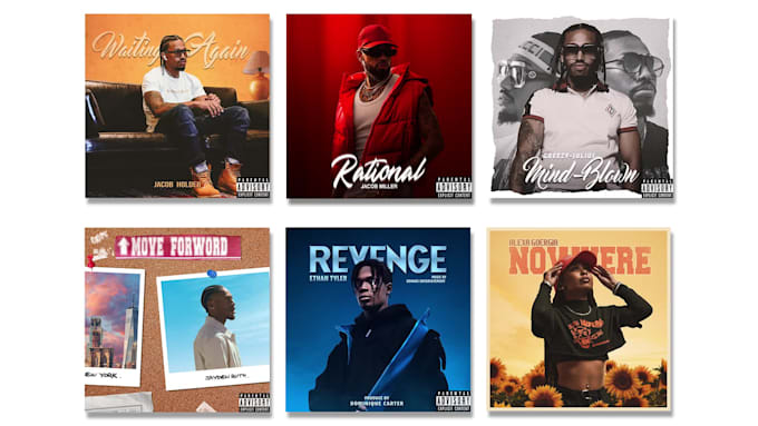 Design unique and animated album cover art for your music by ...