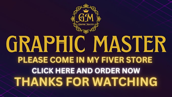 Be your graphic design and video editing master by Amjadkwaja47 | Fiverr