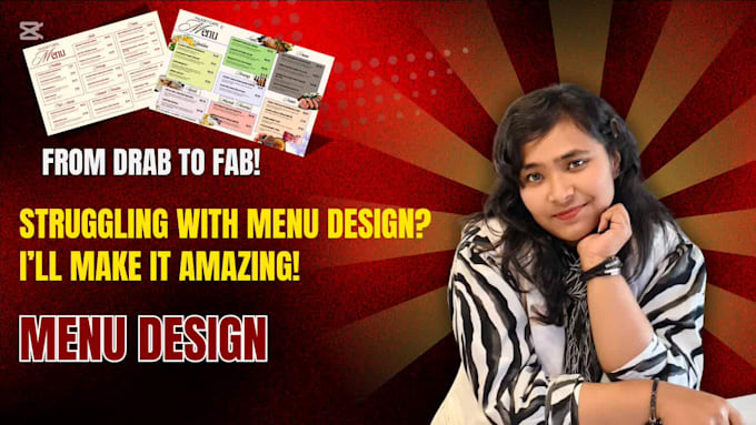 Design stunning restaurant menus, posters, and motion ads by Samreen ...