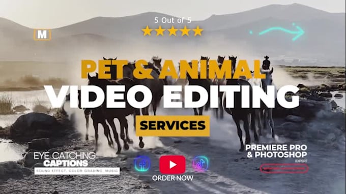 Edit your animal video, pet video editing for youtube by Mahmadul ...
