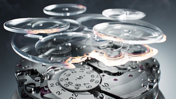 3d cgi watch animation 3d watch 3d wristwatch 3d watch animation in c4d ...