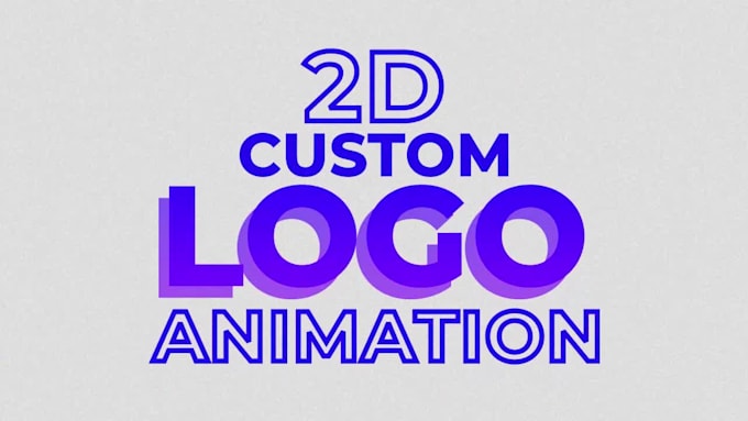 Create a custom 2d logo animation by Helenmgd | Fiverr