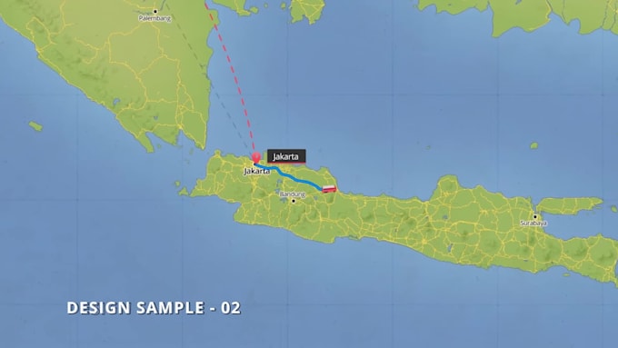 Make travel map animation for flight path and driving route by Mourie ...