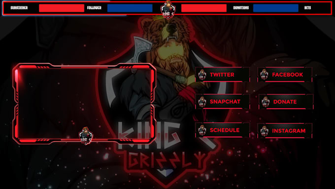 Create pro animated overlay for twitch, mixer and logo by Maggie_smith ...
