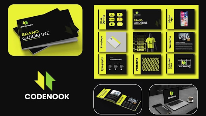 Design Full Branding Kit And Guidelines Logo Brand Style Guide Identity