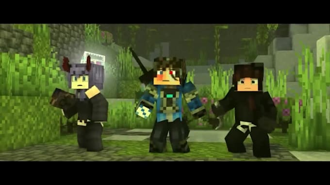Do 3d Minecraft Animation Animated Music Video Intro Outro By