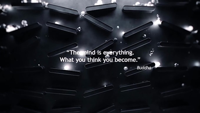 Create a 3d abstract titles and quotes vdieo by Quotefx | Fiverr