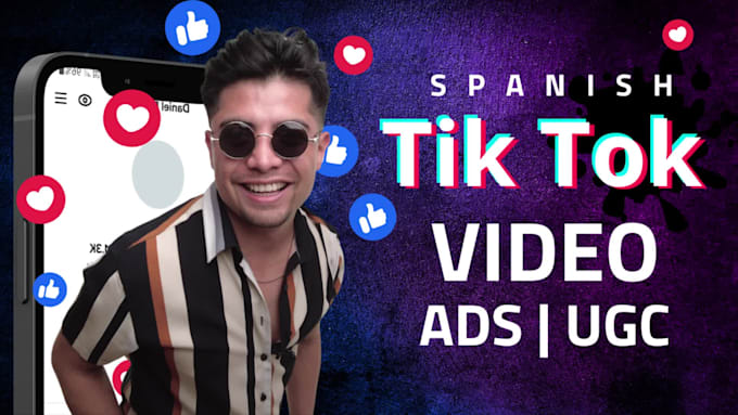 Create tiktok, ig, reels videos and ugc content in spanish by Danielpinte | Fiverr