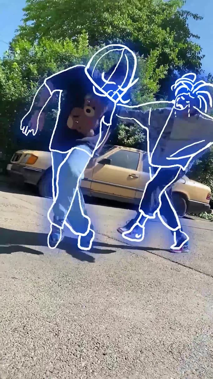 Make neon glowing scribble effect on your videos by Ch_rayane | Fiverr