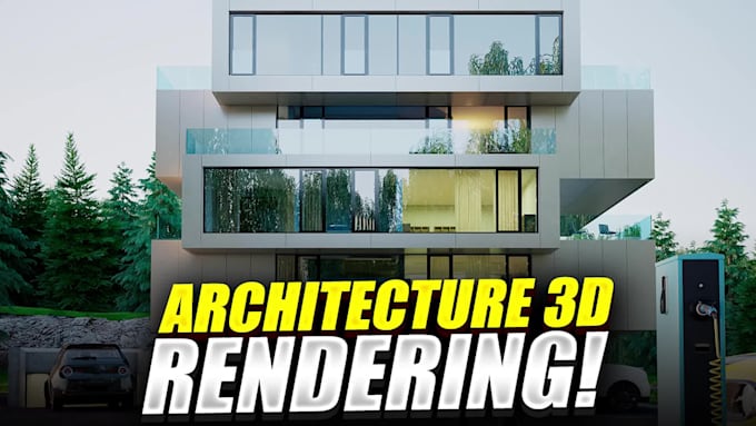 Do 3d architecture visualization, 3d rendering, exterior or interior design by Mharchitects786 ...