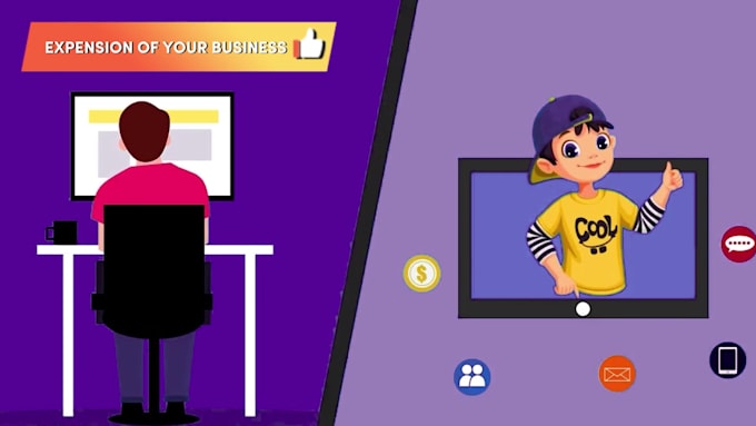 Create 2d animation for explainer videos or advertisements by ...