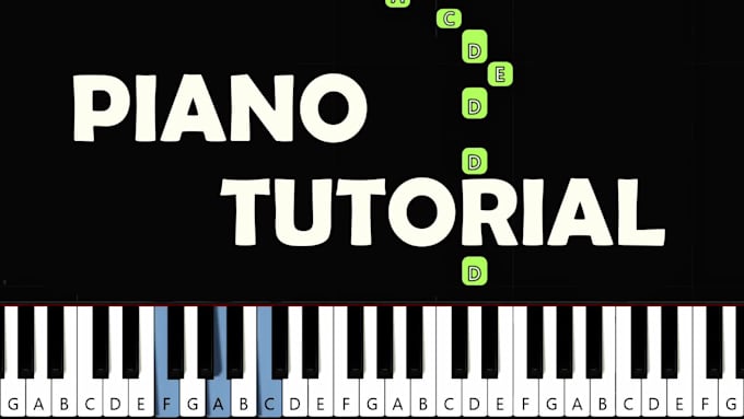Create synthesia piano tutorials for your song by Shane_midi | Fiverr