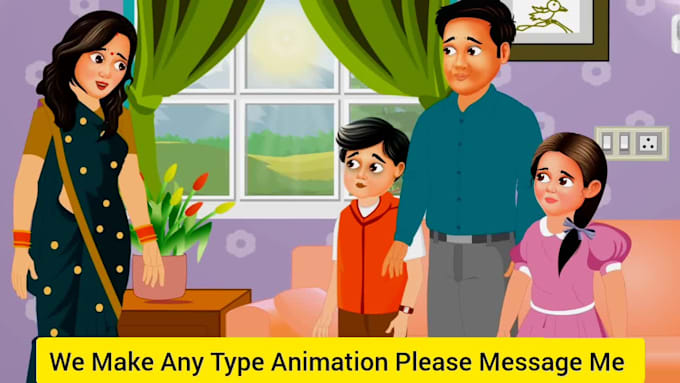 Make 2d animated moral stories, 2d cartoon story, cartoon video by ...