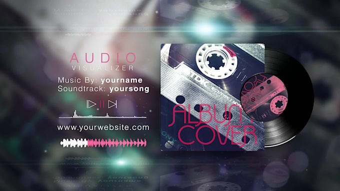 Create audio spectrum or music visualizer by Effect3creative | Fiverr