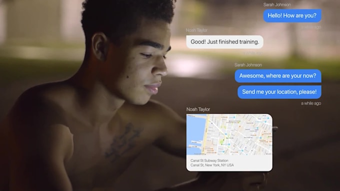 Create text message chat animations imessage by Zhumotion | Fiverr