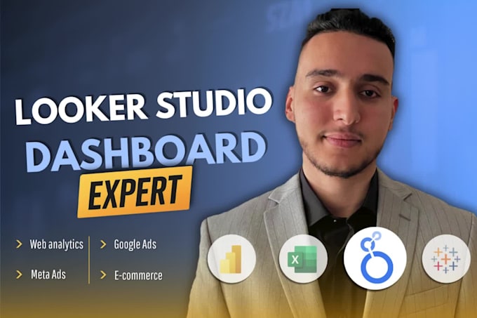 Create professional looker studio dashboards and reports by Abderrahmanebc | Fiverr