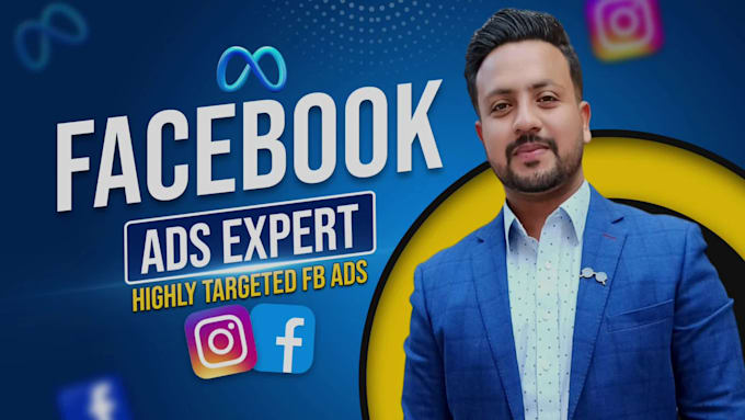 Be your facebook and instagram ads expert, fb ads campaigns, meta ads manager by Rehaanch57 | Fiverr