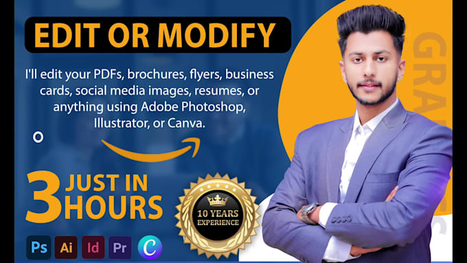 Edit and modify flyers, brochure, resume in just 3 hours by ...