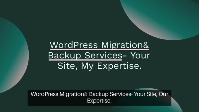 Migrate, backup, transfer, restore or clone wordpress website in hours ... Migrate, backup, transfer, restore or clone wordpress website in hours ...