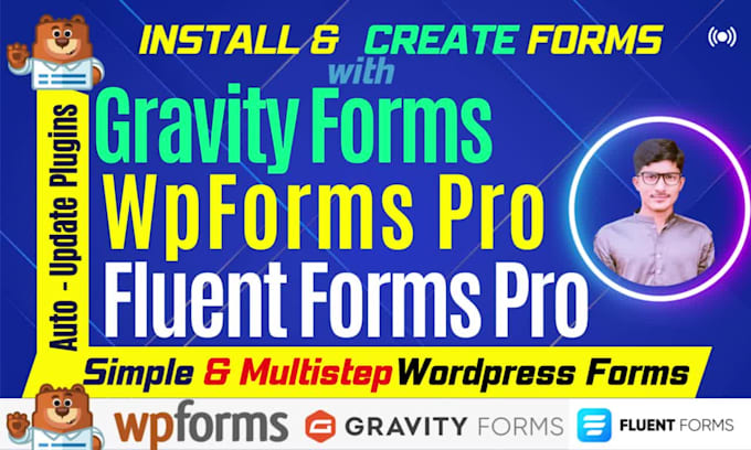 Create forms using wpforms pro gravity forms or fluent froms pro by Awaispro_tech | Fiverr