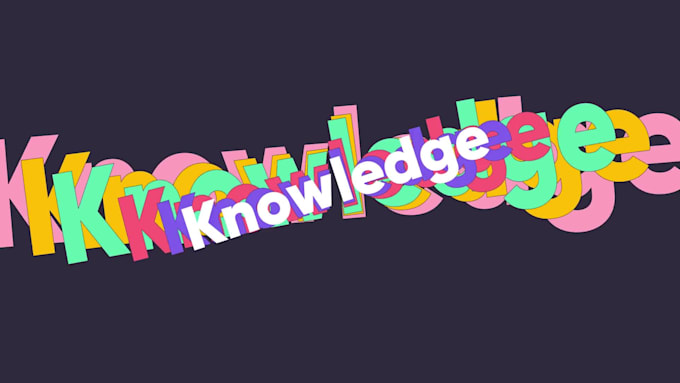 Create custom kinetic typography animation by We_explain_it | Fiverr