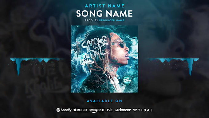 Make this clean music visualizer or audio visualizer by Thisizanas | Fiverr