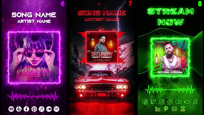 Create a stunning music visualizer video by Onuruddho | Fiverr