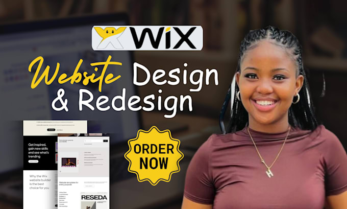 Build wix website design and redesign, wix landing page wix online store wix seo by Design769 ...