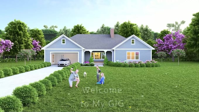 Professional architectural 3d render and animation walkthrough for your project by ...