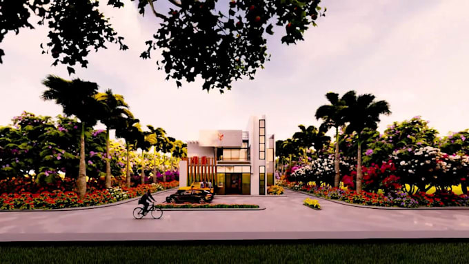 Do realistic architectural 3d animation by Eightcellstudio | Fiverr